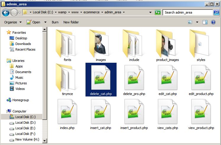 ایجاد پنل مدیریت سایت با PHP - ویرایش و حذف دسته بندی